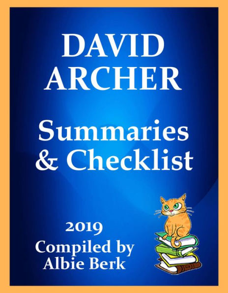 David Archer: Series Reading Order - with Summaries & Checklist - Updated 2019 by Albie Berk ...