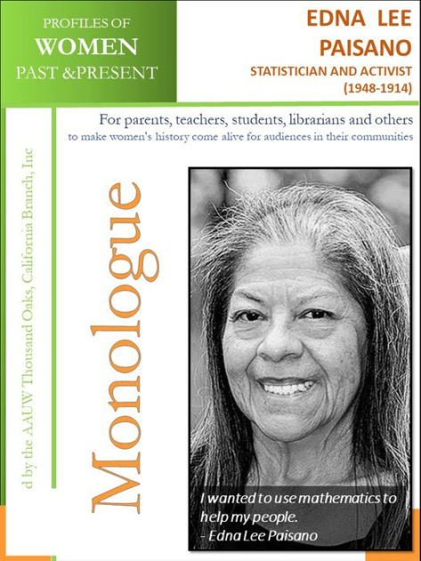 Profiles of Women Past & Present - Edna Lee Paisano, Statistician ...