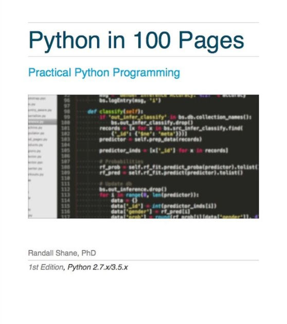 Python In 100 Pages by Randall Shane | eBook | Barnes & Noble®