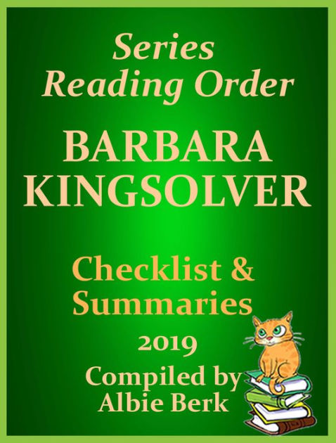 Barbara Kingsolver - Best Reading Order - with Summaries & Checklist by ...