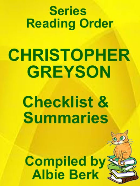 Christopher Greyson - Series Reading Order - with Summaries & Checklist ...