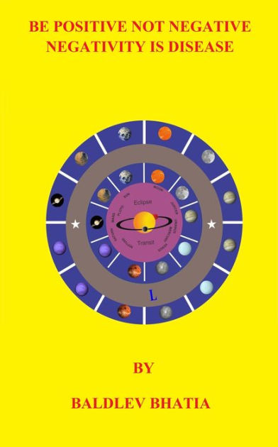 Be Positive Not Negative: Negativity Is a Disease by Baldev Bhatia ...