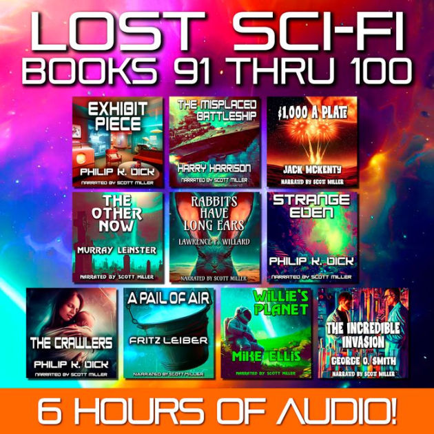 Lost Sci-Fi Books 91 thru 100 by Philip K. Dick, Harry Harrison, Fritz ...