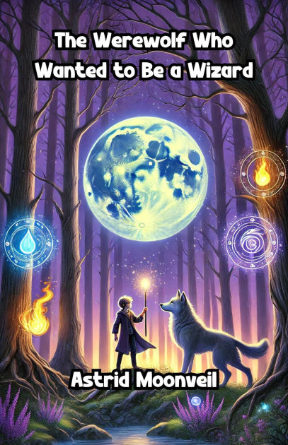 The Werewolf Who Wanted to Be a Wizard by Astrid Moonveil, Paperback ...