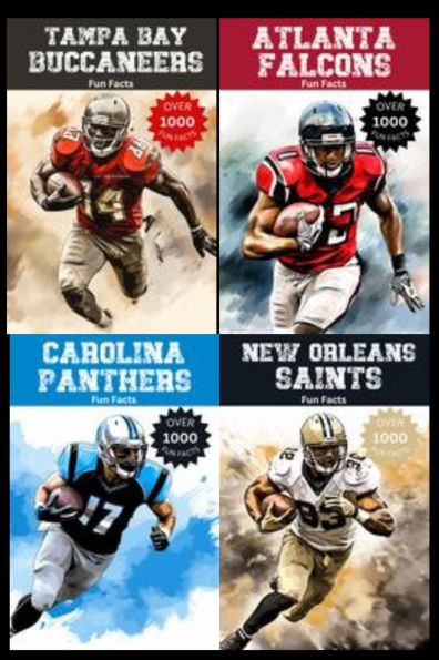 NFL Fun Facts - NFC South Bundle - 4000+ Fun Facts (Trivia Ape NFL Team ...