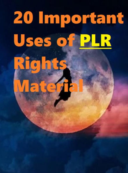 20 Important Uses of PLR Rights Material by vivien | eBook | Barnes ...