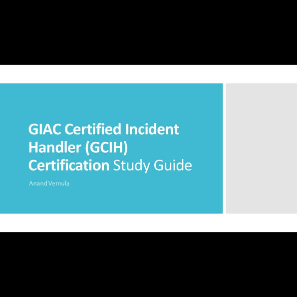 GIAC Certified Incident Handler (GCIH) Certification Study Guide by ...