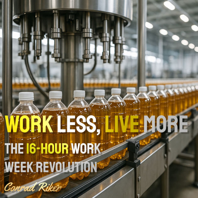 Work Less, Live More: The 16-Hour Work Week Revolution by Conrad Riker ...