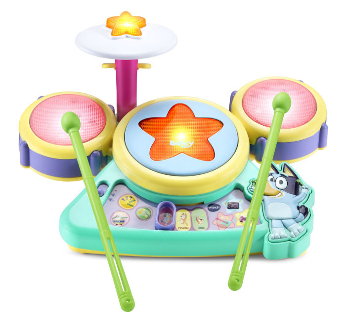 VTech Bluey Hooray Drum Set by VTECH | Barnes & Noble®