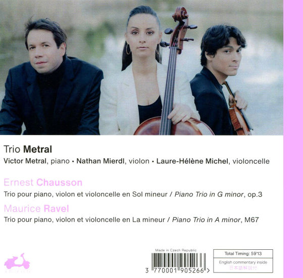 Chausson, Ravel: Piano Trios by Trio Metral | CD | Barnes & Noble®
