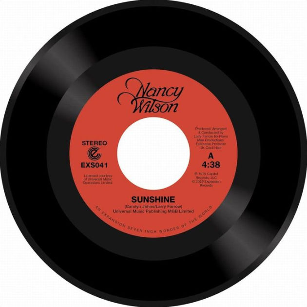 Sunshine by Nancy Wilson | Vinyl 7" Single | Barnes & Noble®