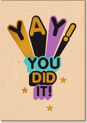Graduation Greeting Card Yay You Did It by Portico Designs | Barnes ...