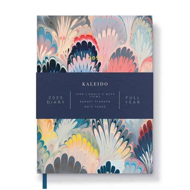 2025 Scalloped Marble Weekly Planner by Kaleido | Barnes & Noble®