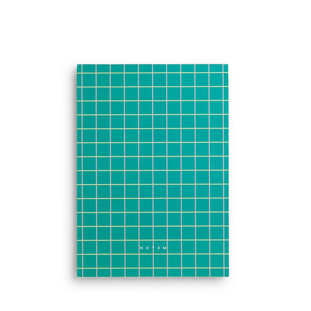 JO notepad, medium, New Green Grid - Dotted sheets - 60 sheets by Notem ...