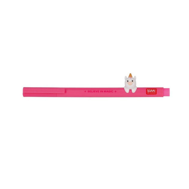 Legami Gel Pen With Animal Decoration - Lovely Friends - Unicorn by ...