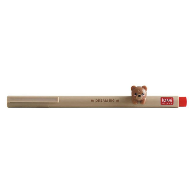 Legami Gel Pen With Animal Decoration - Lovely Friends - Teddy Bear by ...