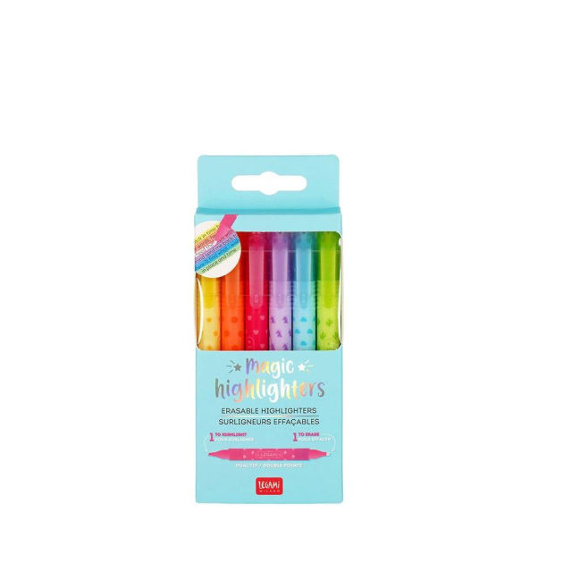 Legami Set Of 6 Erasable Highlighters - Magic Highlighters by Legami ...
