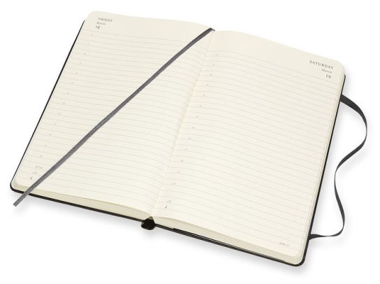 Moleskine 2021 2022 Daily Planner 18M Large Black Hard Cover 5 X 8 moleskine-2021-2022-daily-planner-18m-large-black-hard-cover-5-x-8