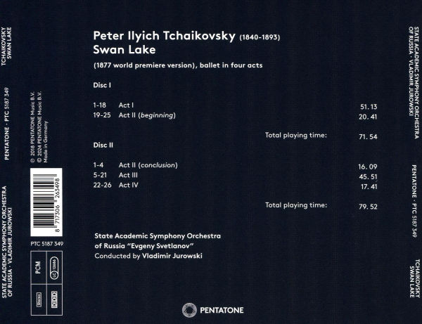 Tchaikovsky: Swan Lake by Russian State Symphony Orchestra | CD | Barnes & Noble®