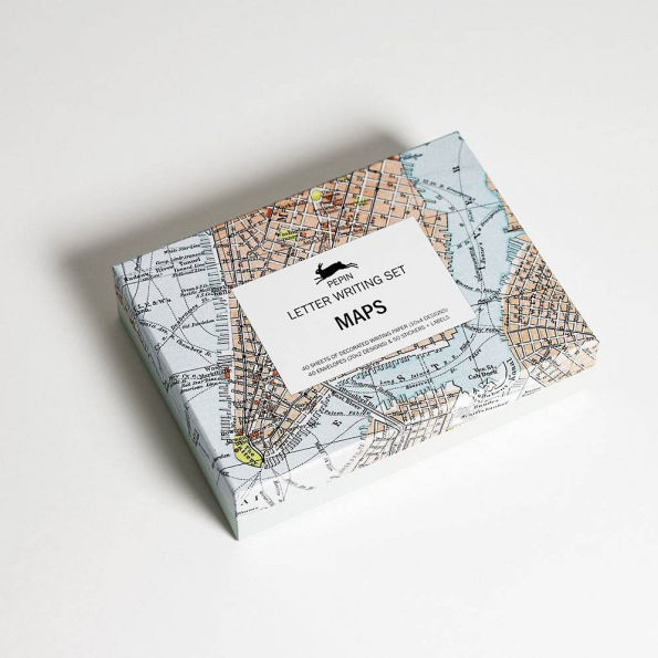 Maps Letter Writing Set by Pepin van Roojen | Barnes & Noble®