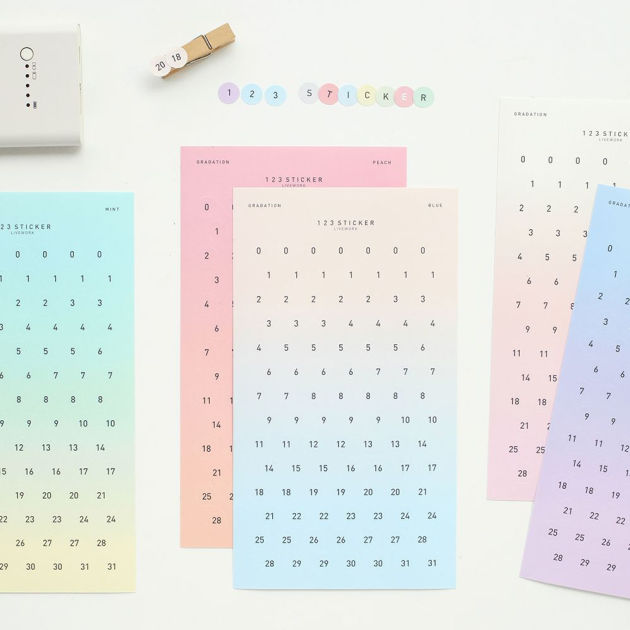 Liveworks Number 123 Sticker Sheet by LIVEWORK | Barnes & Noble®