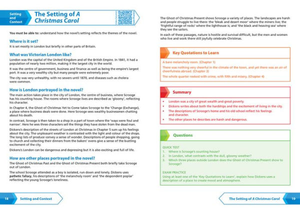 A Christmas Carol: AQA GCSE 9-1 English Literature Text Guide: Ideal ...
