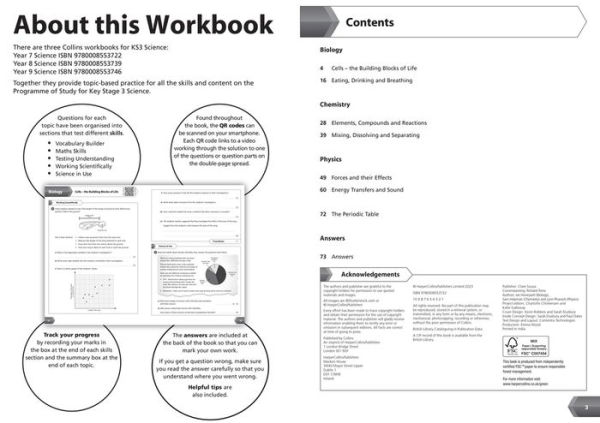 KS3 Science Year 7 Workbook: Ideal for Year 7 by Collins Collins KS3 ...