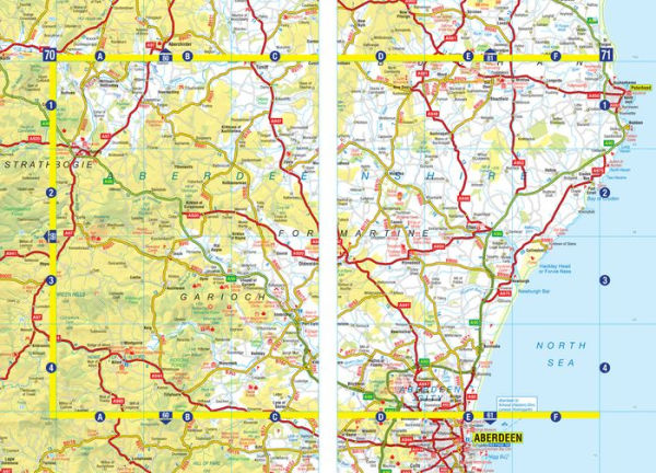 Scotland A-Z Road Atlas by A-Z Maps, Paperback | Barnes & Noble®