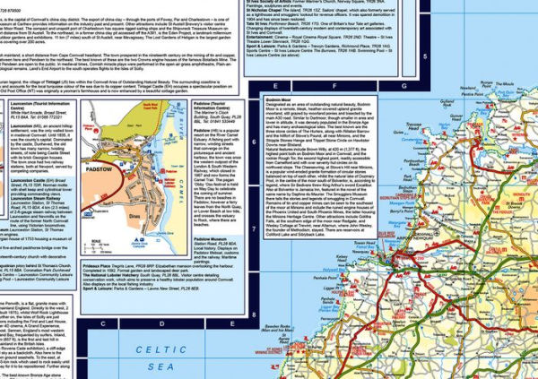 Cornwall A-Z Visitors Map by A-Z Maps, Other Format | Barnes & Noble®