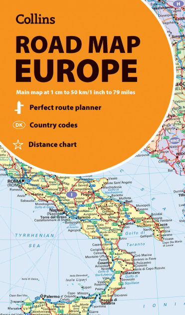 Collins Road Map of Europe: Folded map by Collins Maps, Other Format ...