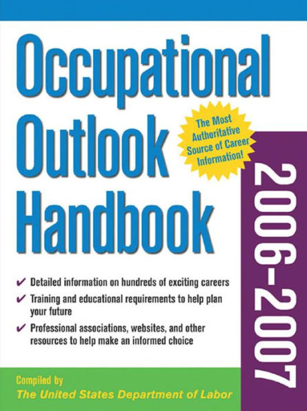Occupational Outlook Handbook, 2006-2007 edition by United States ...