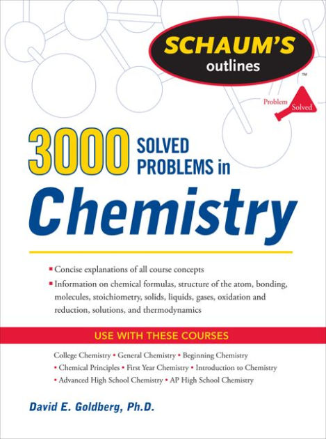 3,000 Solved Problems In Chemistry by David E. Goldberg, Paperback ...