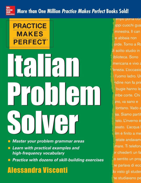 Practice Makes Perfect Italian Problem Solver by Alessandra Visconti ...