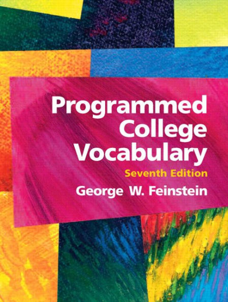 Programmed College Vocabulary by George Feinstein, Paperback | Barnes ...