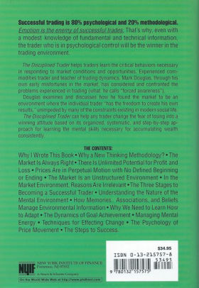 The Disciplined Trader: Developing Winning Attitudes by Mark Douglas ...