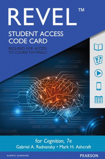 Revel Access Code for Cognition by Gabriel Radvansky, Mark Ashcraft ...