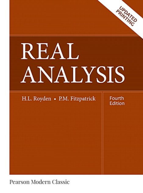Real Analysis (Classic Version) / Edition 4 by Halsey Royden, Patrick ...