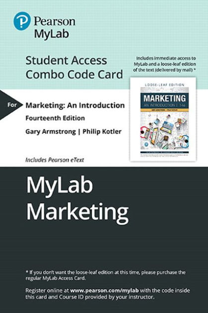 MyLab Marketing with Pearson eText + Print Combo Access Code for ...