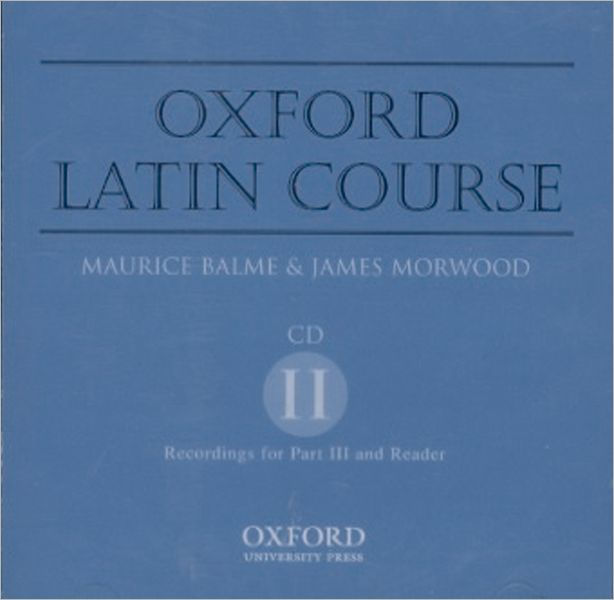 Oxford Latin Course: CD 2 / Edition 1 by James Morwood | 9780199124190 ...