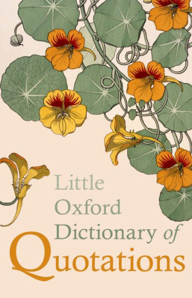 Little Oxford Dictionary of Quotations by Susan Ratcliffe, Hardcover ...