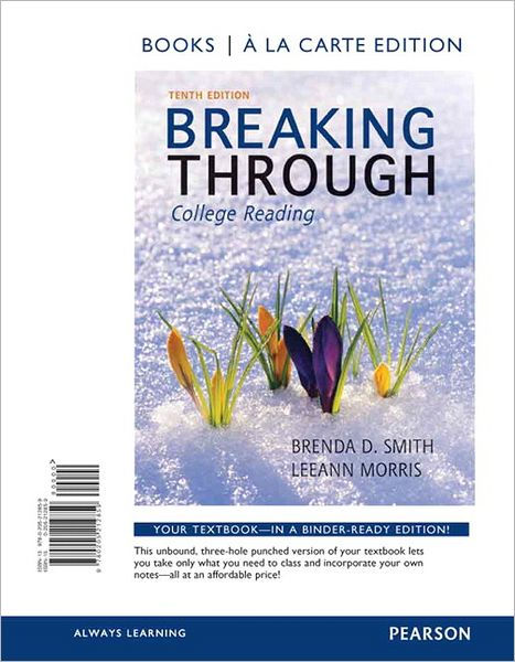Breaking Through, Book a la Carte Edition / Edition 10 by Brenda D ...