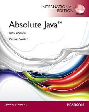 Absolute Java. Walter Savitch by Walter J. Savitch, Paperback | Barnes ...