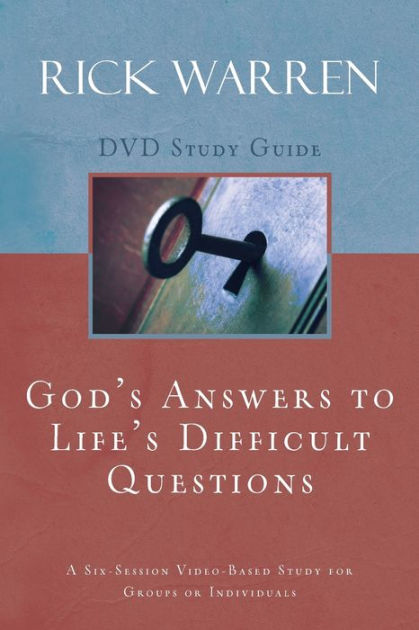 God's Answers to Life's Difficult Questions Bible Study Guide by Rick ...