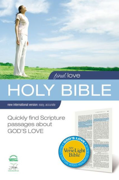 NIV, Find Love: VerseLight Bible: Quickly Find Scripture Passages about God's Love by Zondervan ...