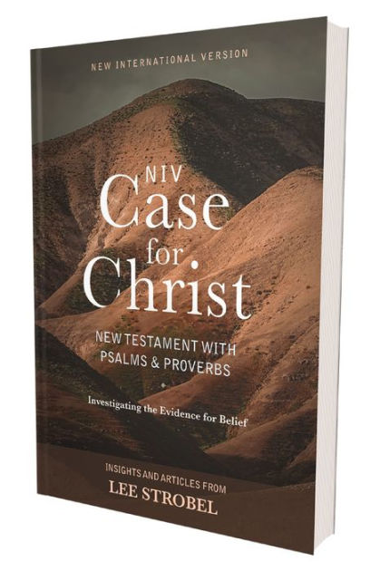 NIV, Case for Christ New Testament with Psalms and Proverbs, Pocket ...