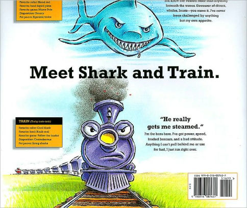 Shark vs. Train by Chris Barton, Tom Lichtenheld, Hardcover | Barnes ...