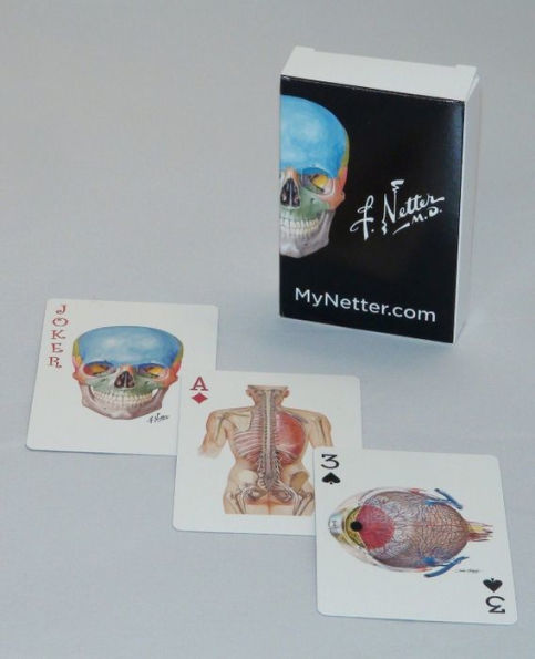 Netter Playing Cards: Netter's Anatomy Art Card Deck (Single Pack) by ...
