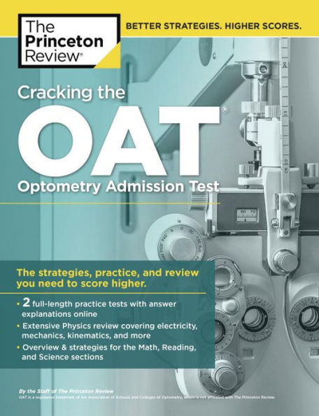 Cracking the OAT (Optometry Admission Test) by Princeton Review ...