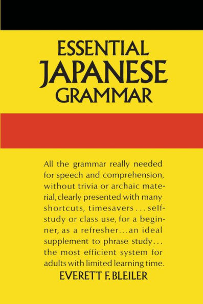 Essential Japanese Grammar by E. F. Bleiler | eBook | Barnes & Noble®