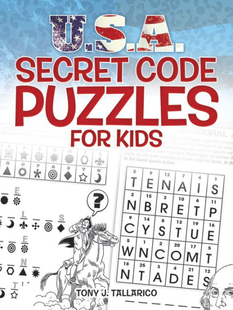 U.S.A. Secret Code Puzzles for Kids by Tony J. Tallarico Jr., Paperback ...